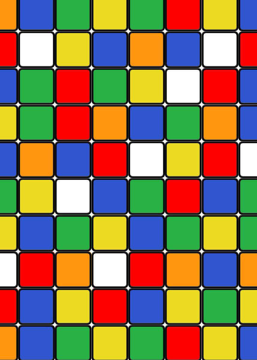 'The Cubes' Poster, picture, metal print, paint by John Lucke Designs ...