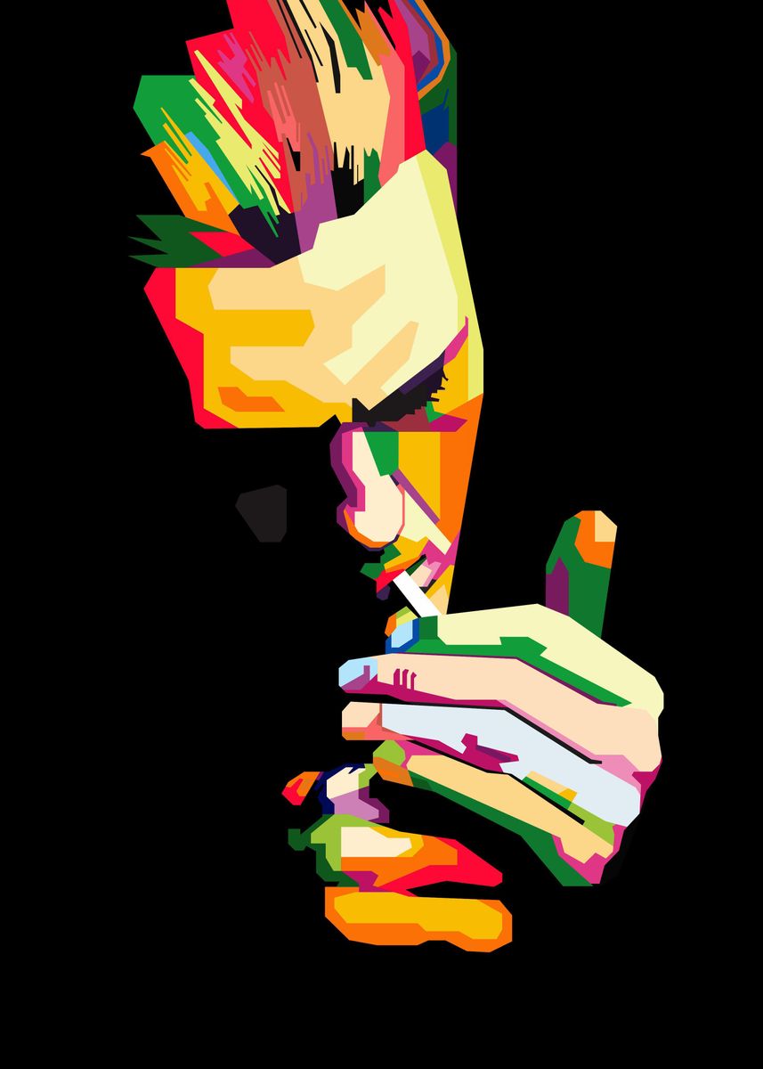 'Smoking People ' Poster by | Displate