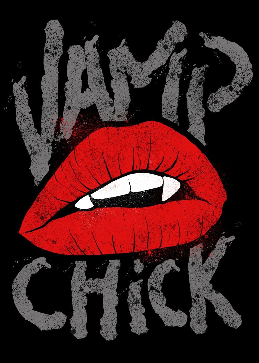 'Vampire Girl' Poster, picture, metal print, paint by Boris Rajic ...