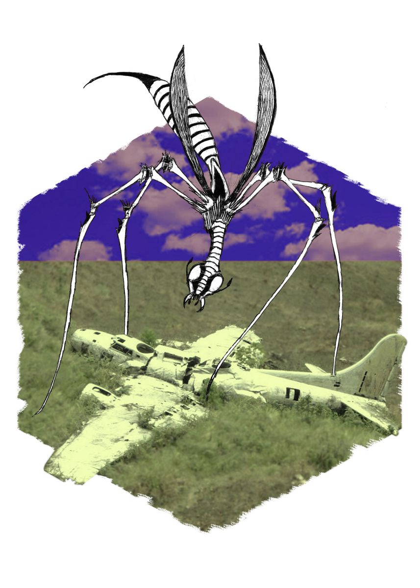 'Carrion Wasp' Poster, picture, metal print, paint by Iuri Bhering ...