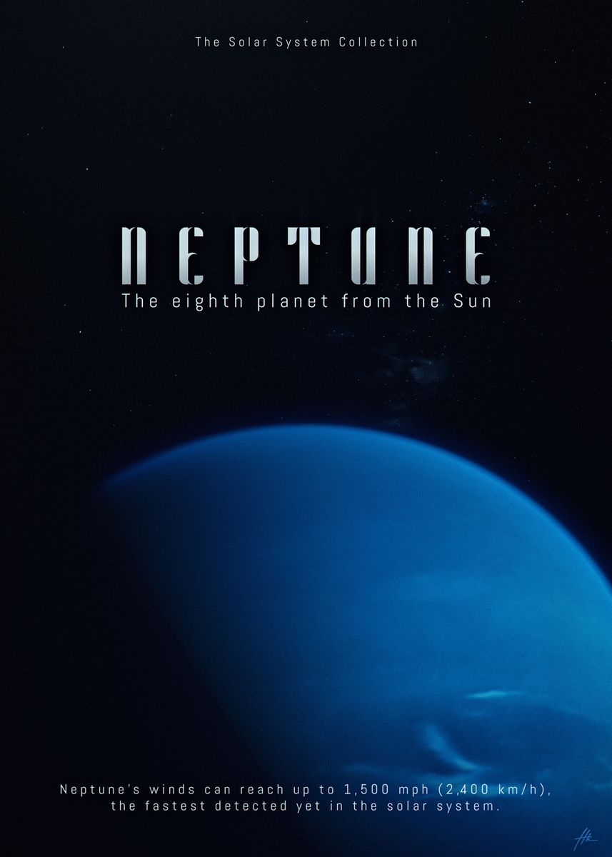 'Neptune' Poster by hkon | Displate