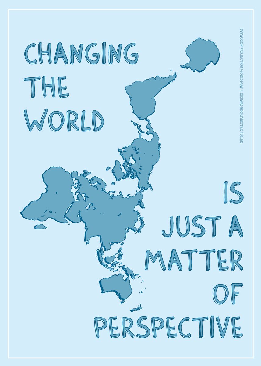 'Changing Perspective' Poster by Andrew Treherne | Displate