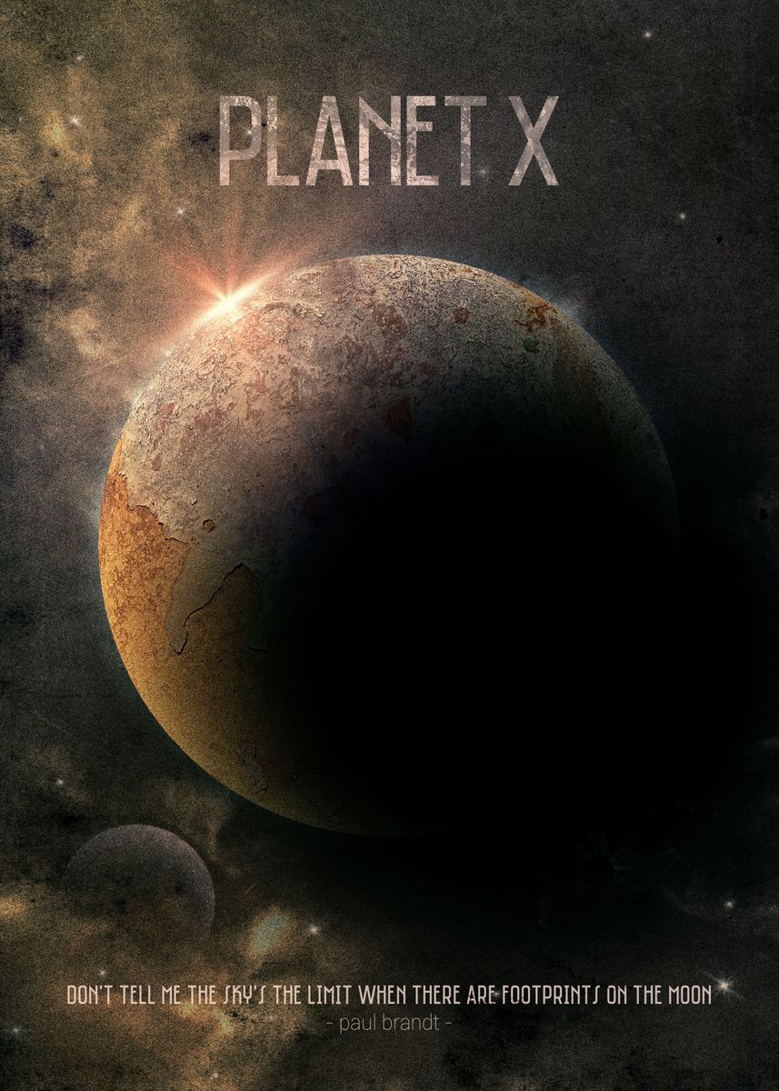 'Planet X' Poster, picture, metal print, paint by Uros Piculin | Displate