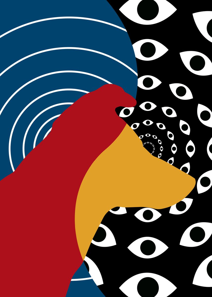 'Dog on Drugs' Poster by Suri Rathod | Displate