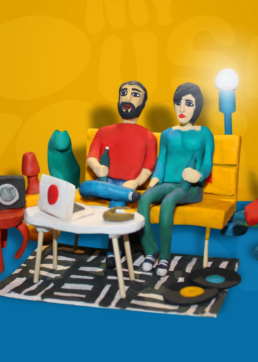 'Modeling Clay ' Poster, picture, metal print, paint by Nadhem Hsini ...