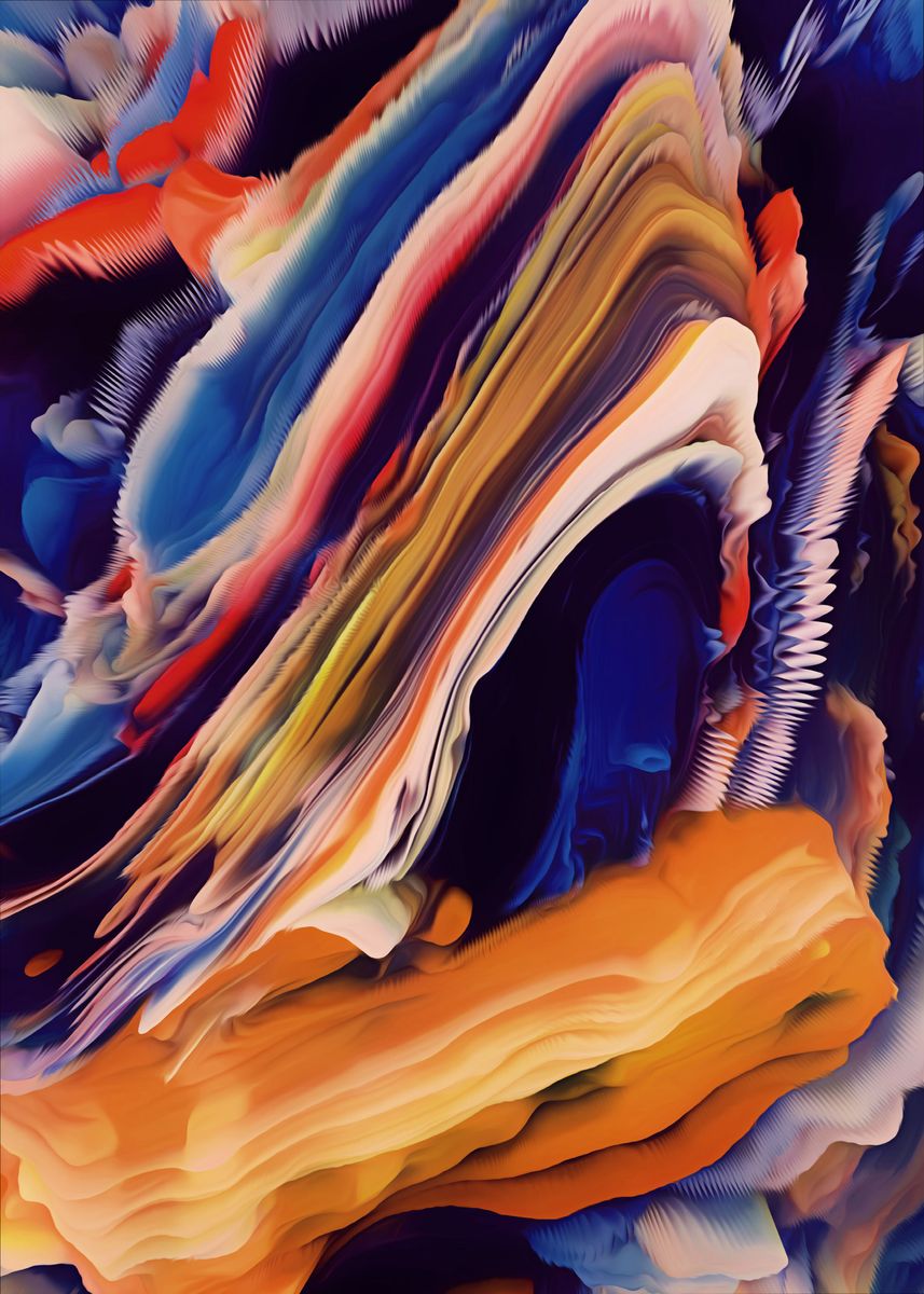 'Abstract Painting' Poster, picture, metal print, paint by Conceptual ...