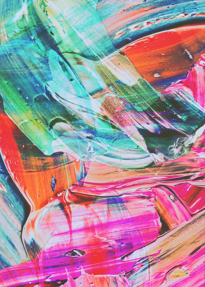 'Abstract Painting' Poster, picture, metal print, paint by Conceptual ...