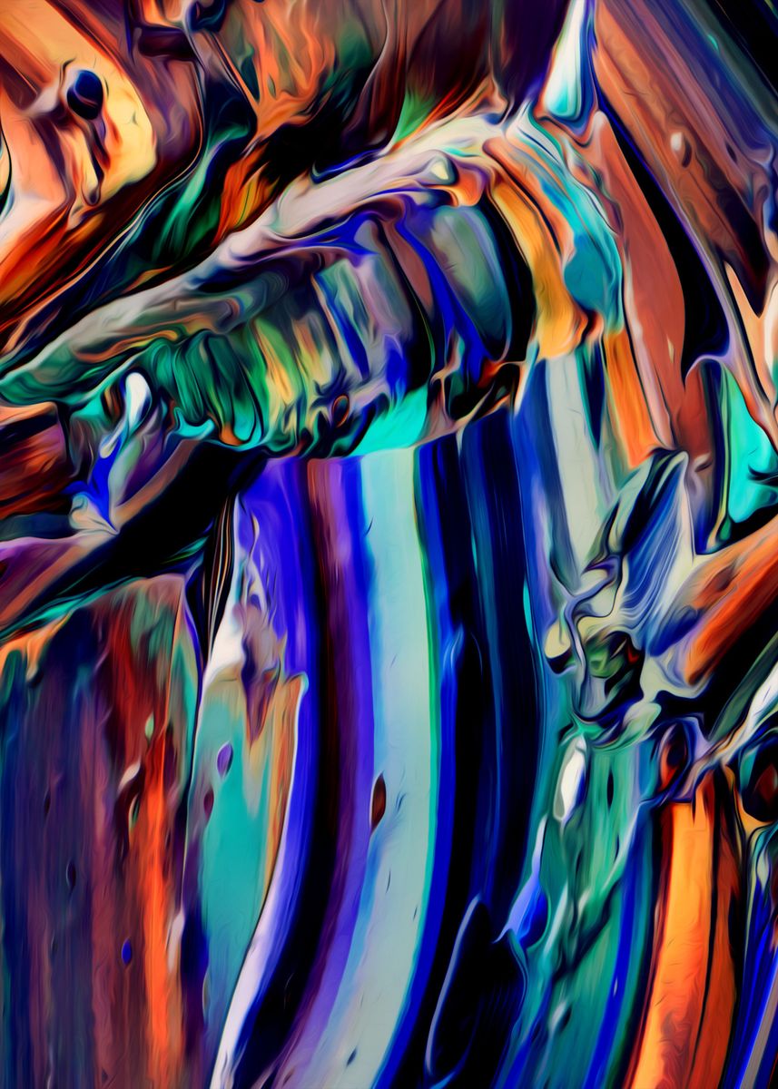 'Abstract Painting' Poster, picture, metal print, paint by Conceptual ...