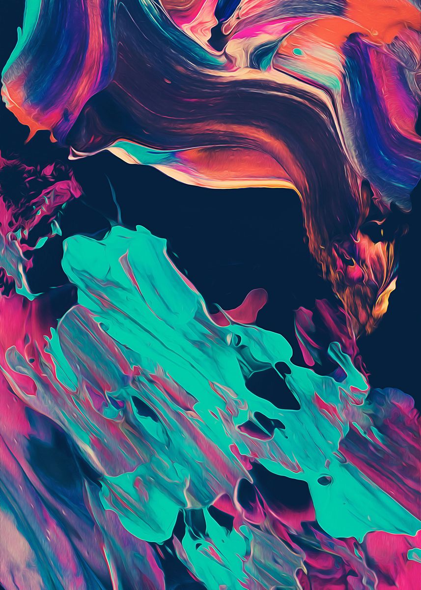 'Abstract Painting' Poster, picture, metal print, paint by Conceptual ...