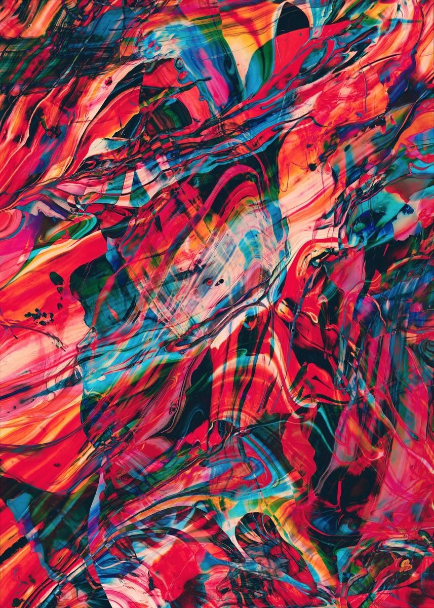 'Abstract Painting' Poster by Conceptual Photography | Displate