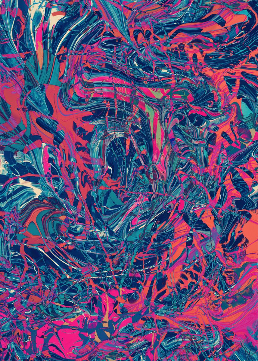 'Abstract Painting' Poster by Conceptual Photography | Displate