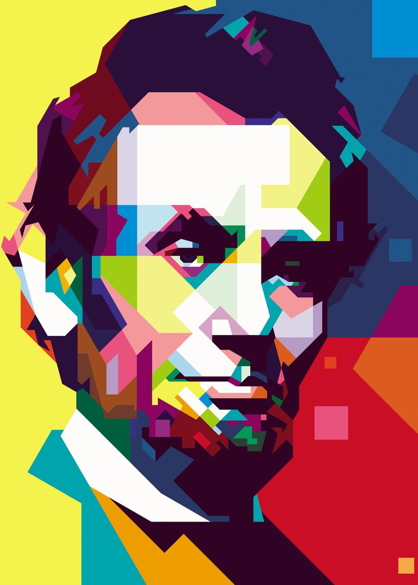 'Abraham Lincoln' Poster by Popart PosterS | Displate