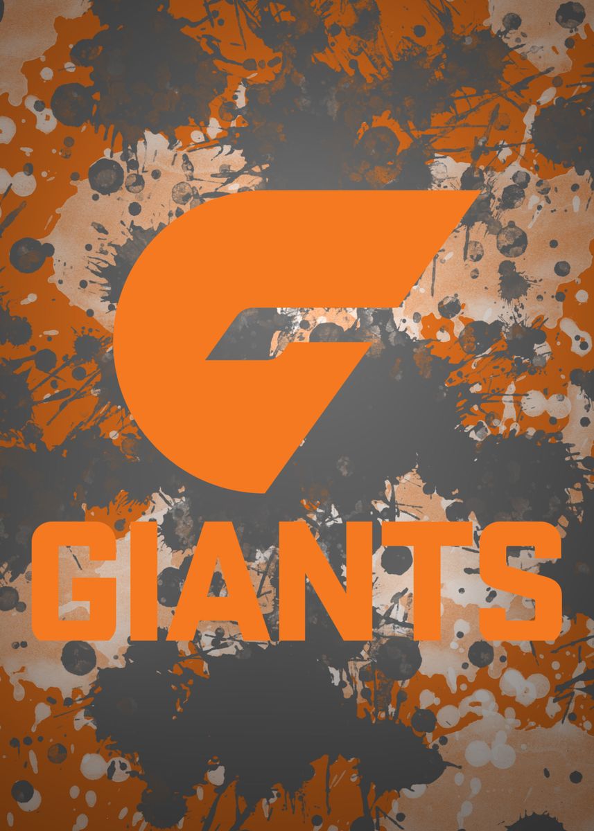 'GWS Giants ' Poster, picture, metal print, paint by Hawdon Images ...