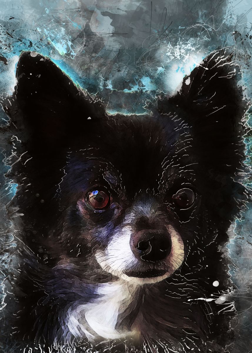 'Dog Kati' Poster, picture, metal print, paint by JBJart Justyna Jaszke ...