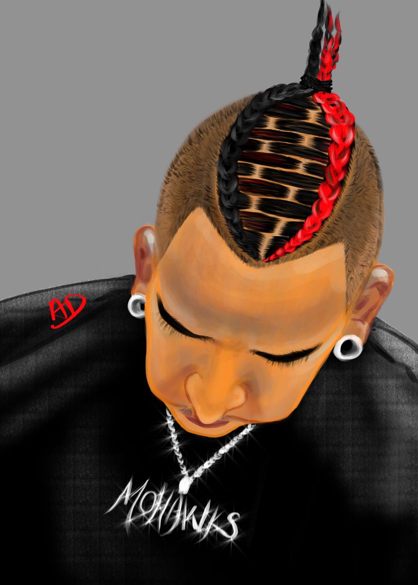 'Edgy and Expressive' Poster, picture, metal print, paint by Aniqua ...