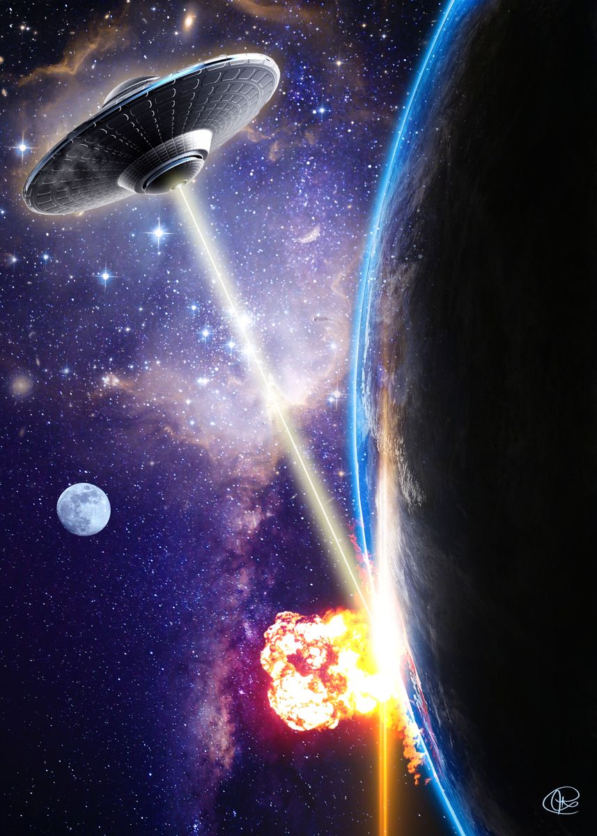 'Interstellar Galactic' Poster by Hay Rouleaux | Displate