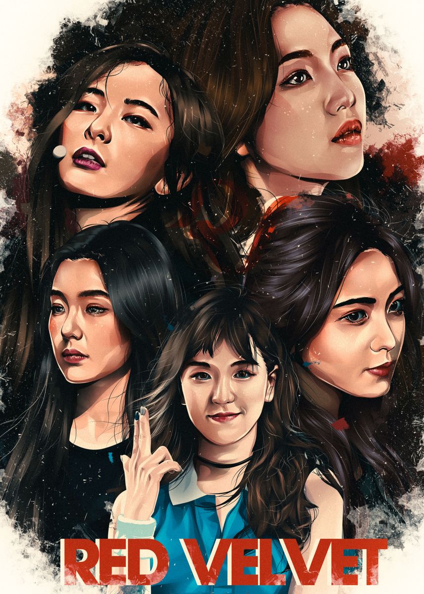 'Red Velvet ' Poster by Marlowe Art | Displate