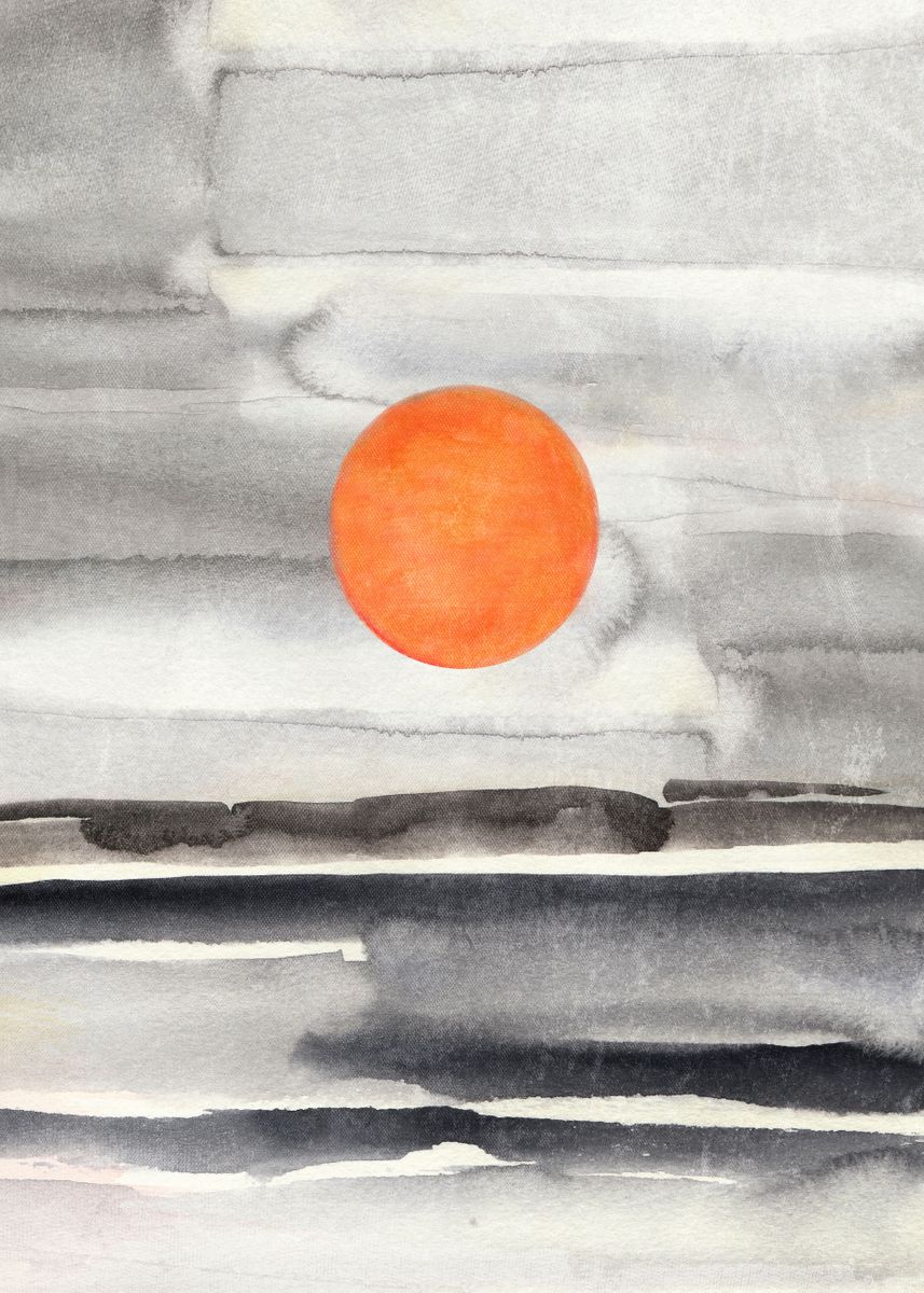 'Abstract nature 12' Poster, picture, metal print, paint by Marco ...