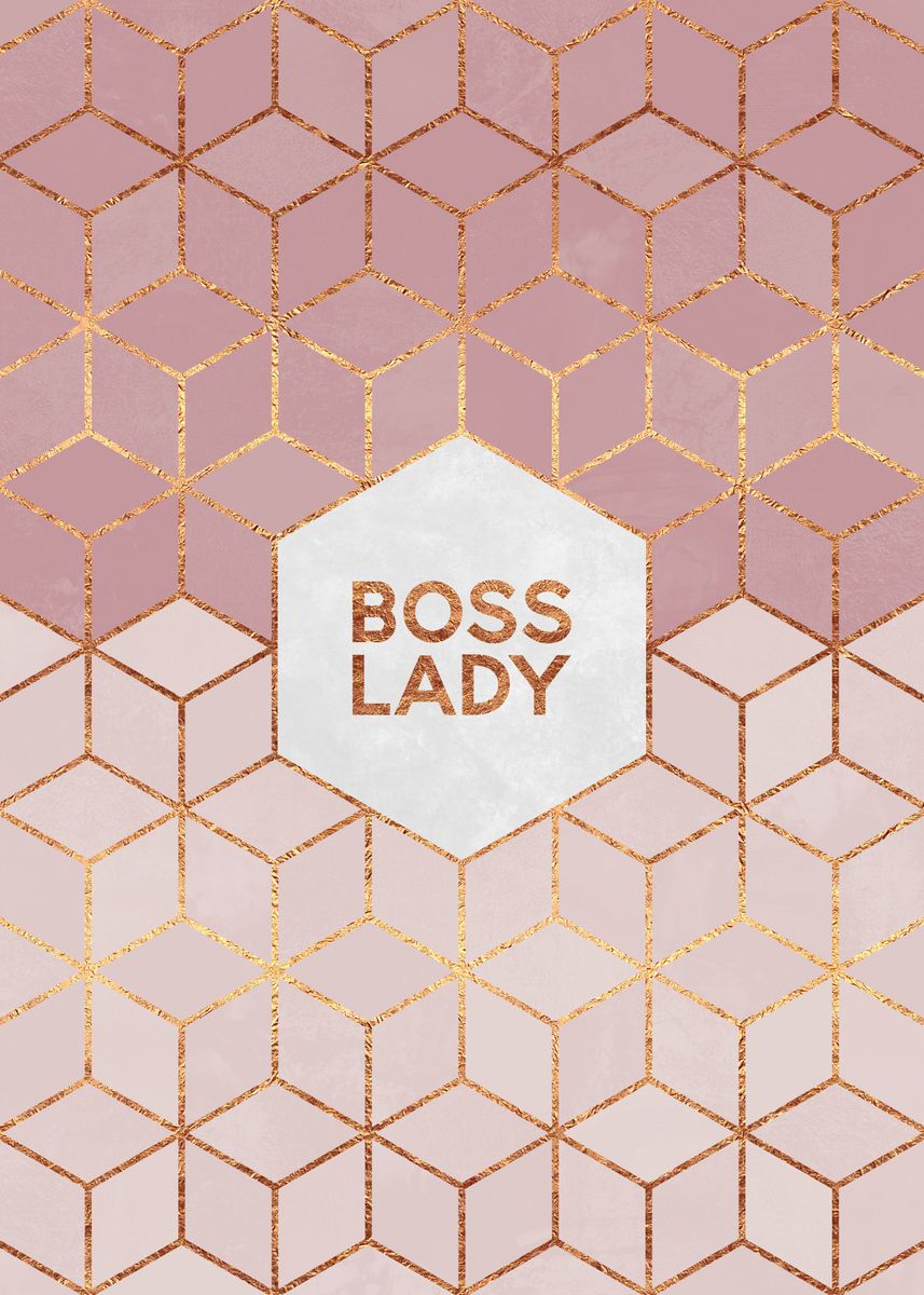 'Boss Lady' Poster by Elisabeth Fredriksson | Displate