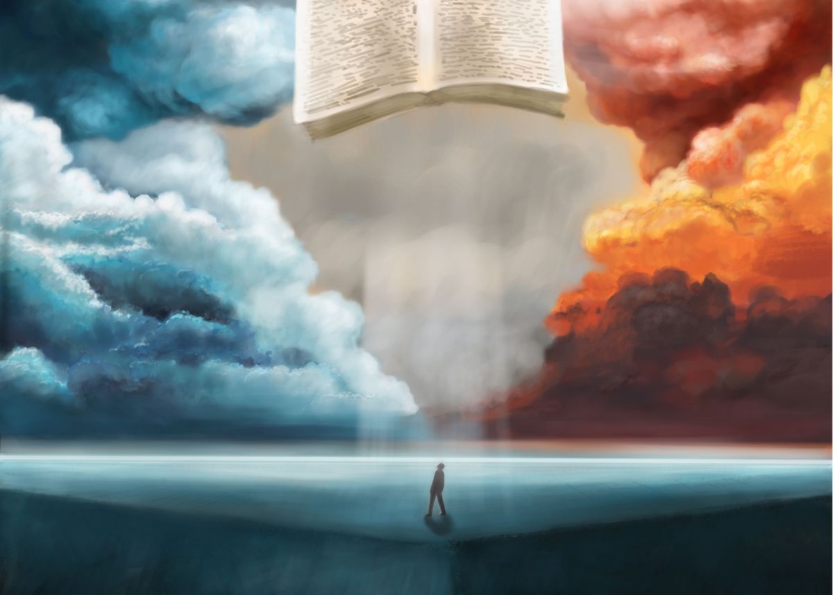 'in search of truth' Poster by Andrii Sapsai | Displate