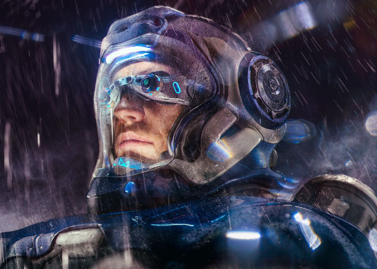 'Titan Rain' Poster by Rob Erto | Displate