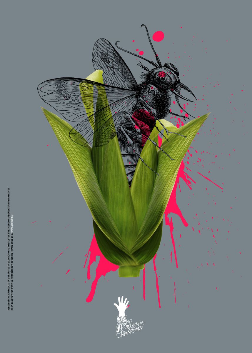'Anti GMO poster series No2' Poster, picture, metal print, paint by ...