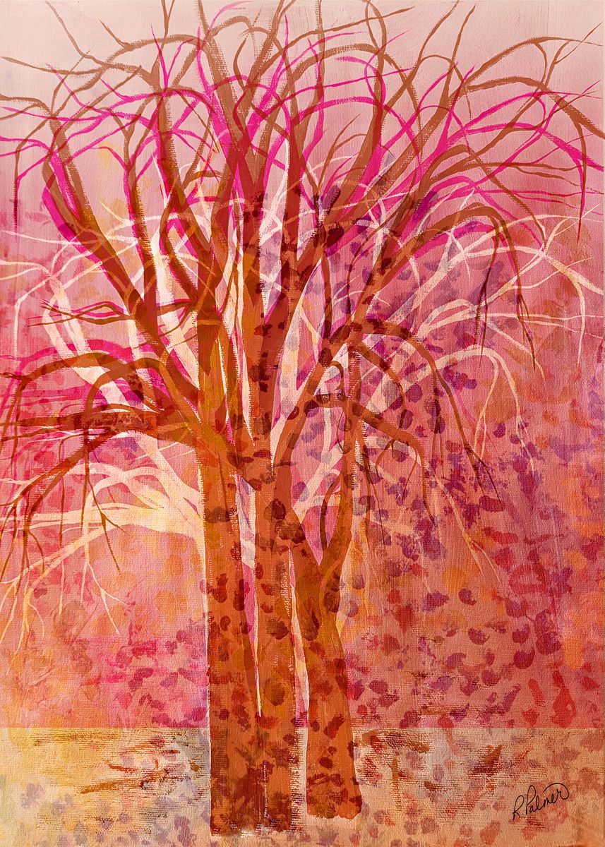 'Tree Overlap' Poster by Ruth Palmer | Displate