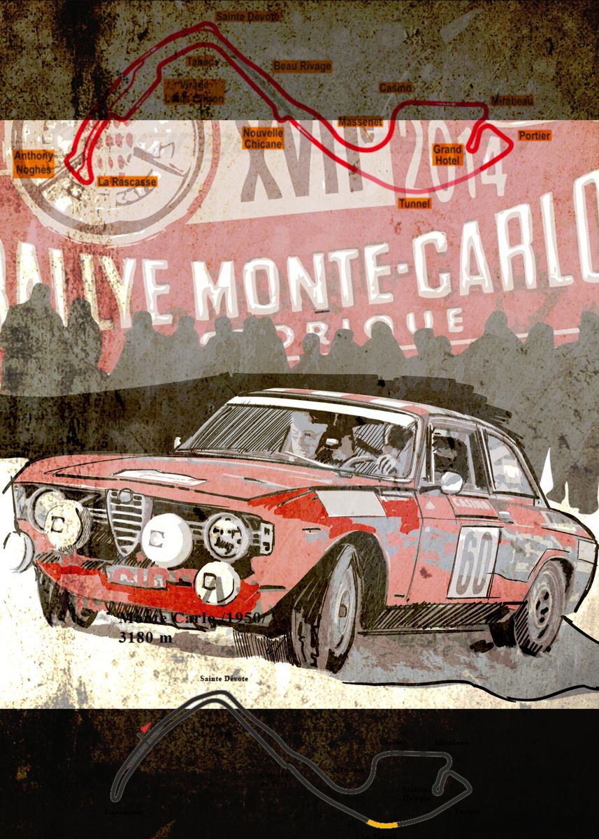 'monte carlo' Poster by | Displate