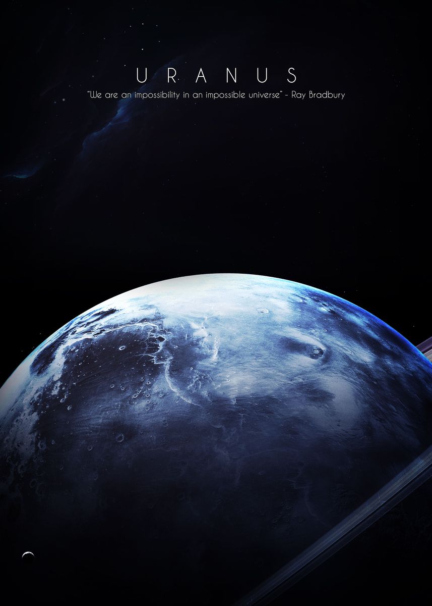 'Uranus' Poster, picture, metal print, paint by DOA | Displate