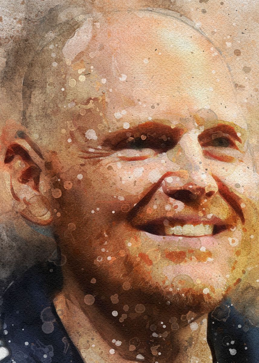 'Bill Burr' Poster, picture, metal print, paint by Kitty Kit | Displate