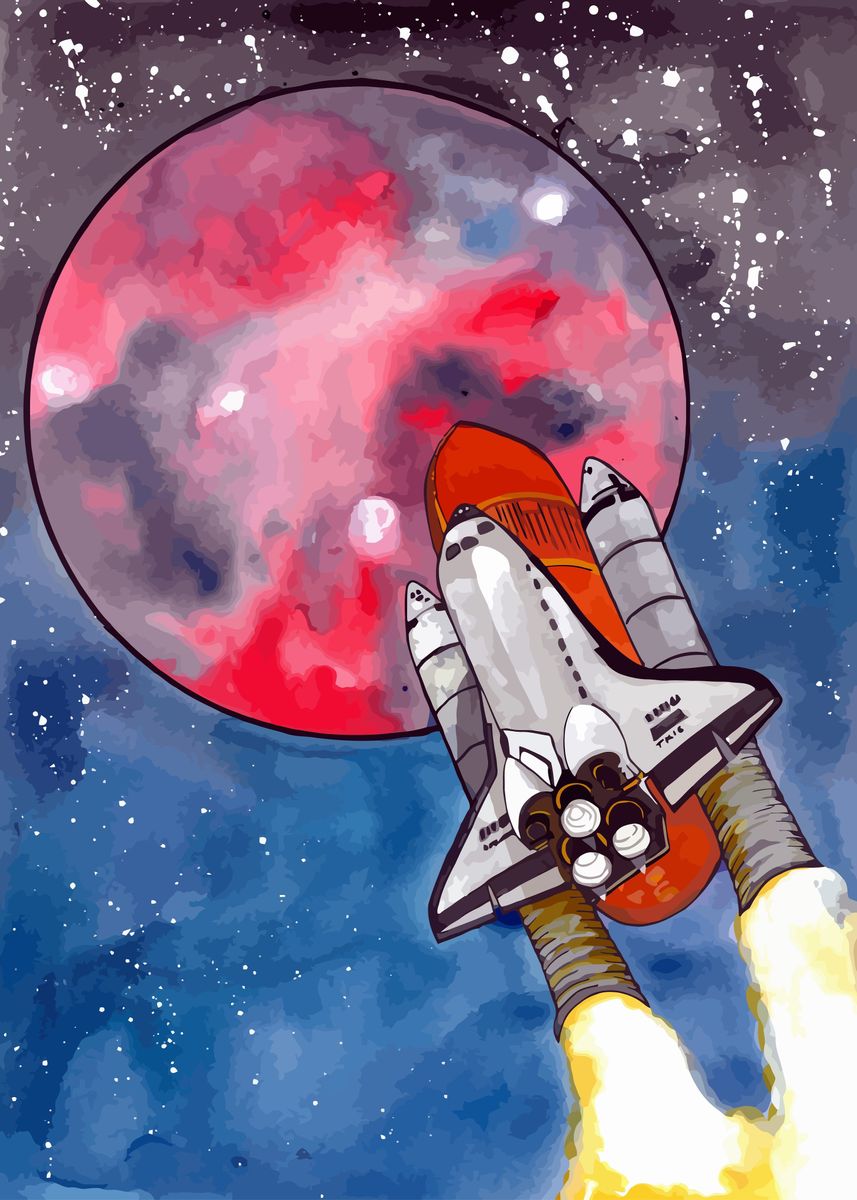 'Human Migration' Poster, picture, metal print, paint by Terri Kelleher ...