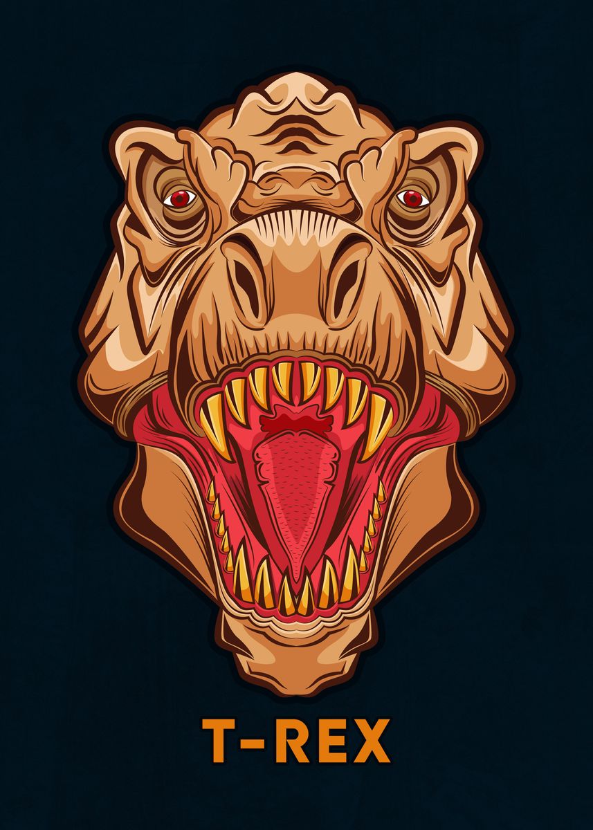 'T Rex' Poster by Jhon Donovan | Displate