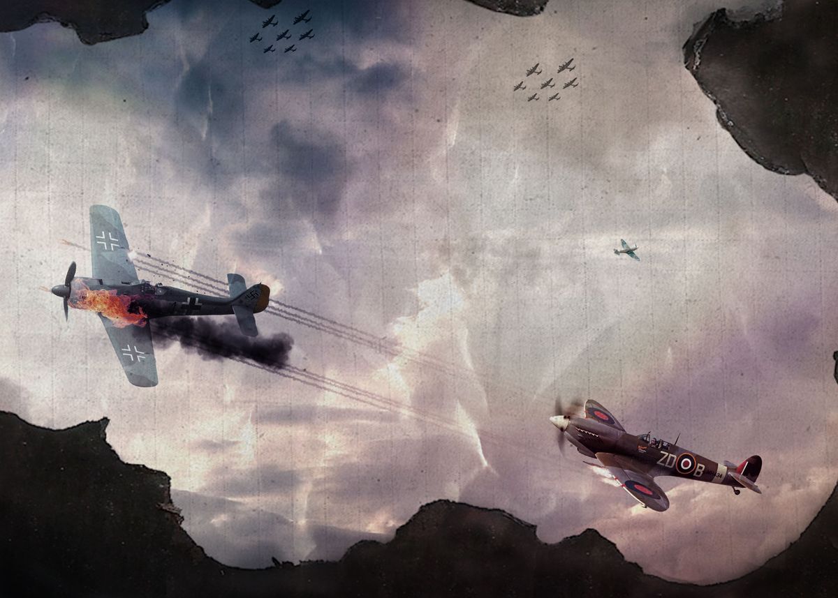 'Threat Eliminated' Poster by Aaron Rendell | Displate