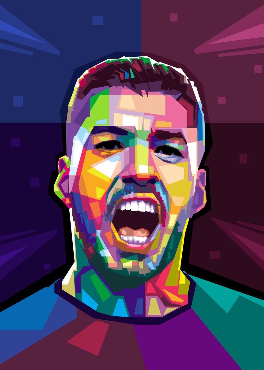 'luis suarez' Poster, picture, metal print, paint by analisa art | Displate
