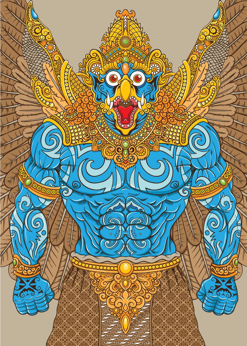 'garuda mythology' Poster, picture, metal print, paint by ginan perdana ...