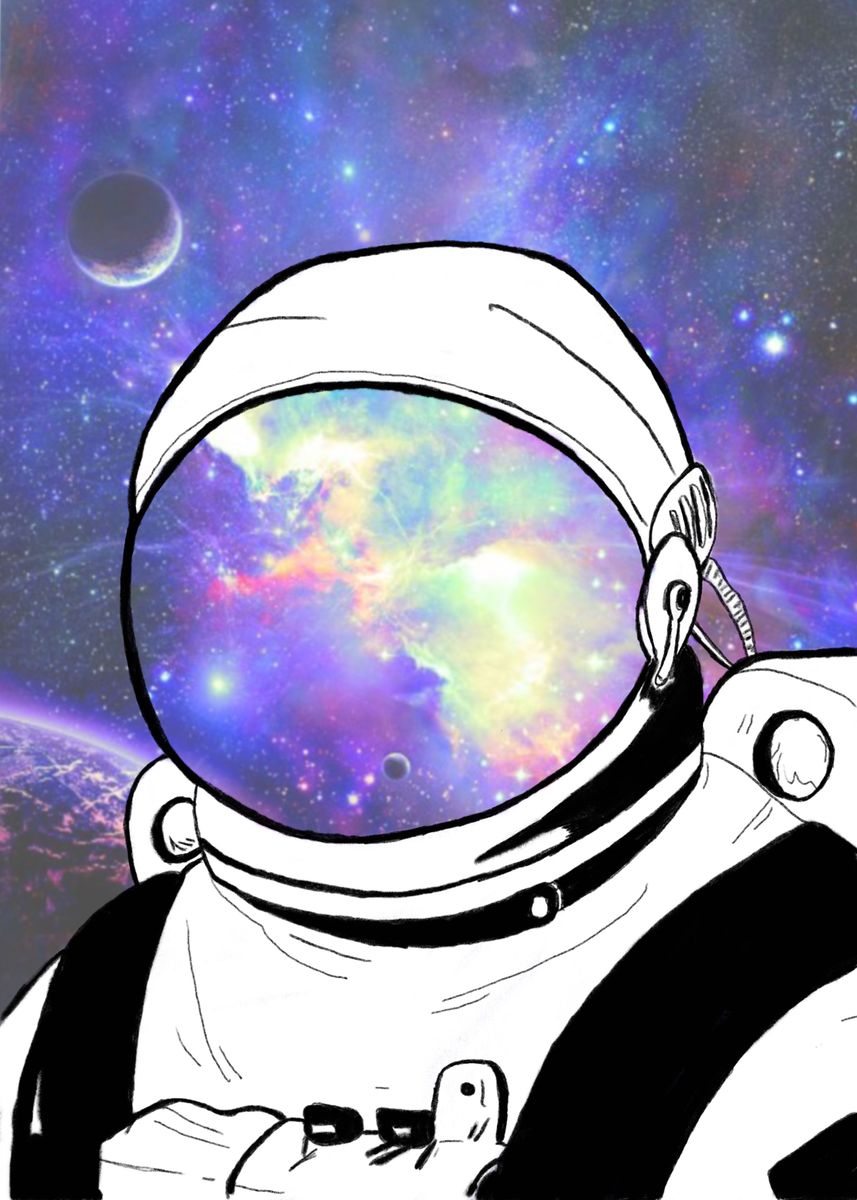 'spaceman' Poster by Ash Della Bianca | Displate