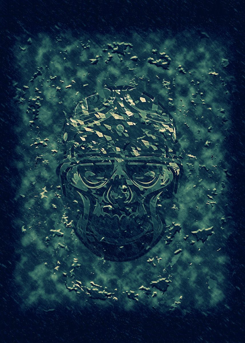 'Skull Lord II' Poster, picture, metal print, paint by 4T4 Design ...