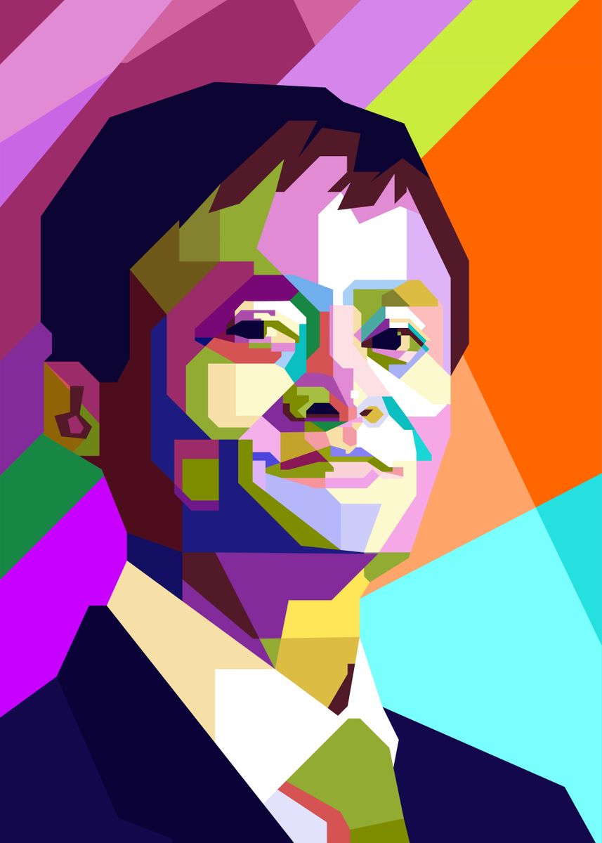 'Jack Ma' Poster, picture, metal print, paint by Andri Ardianto | Displate