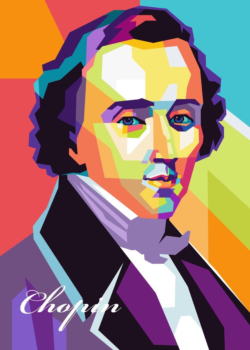 'Chopin Nocturne' Poster by Martinus bagas sutanto | Displate