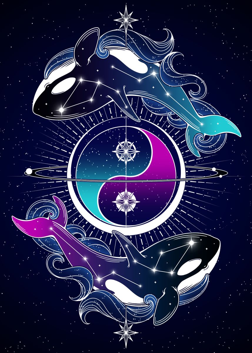 'Harmonic Sky' Poster, picture, metal print, paint by Venetia Jackson ...