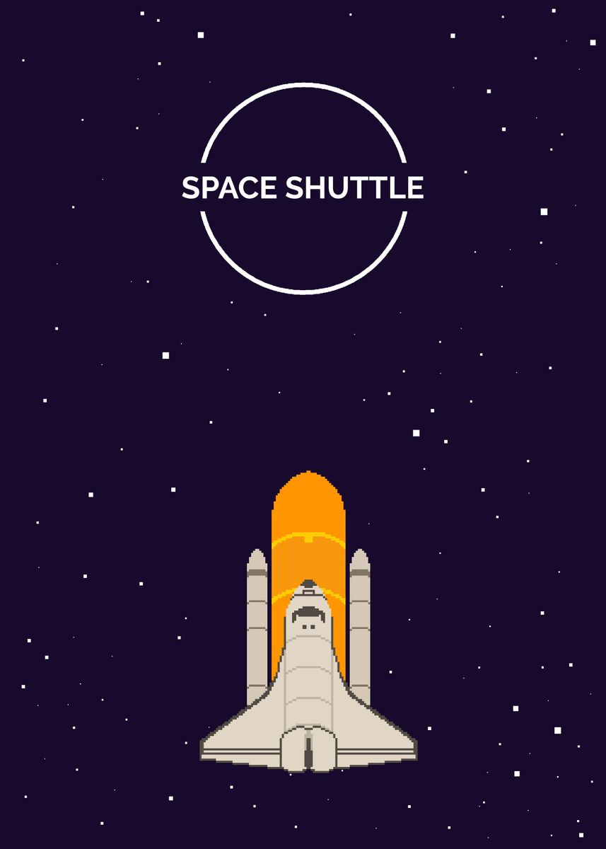 'Space Shuttle' Poster, picture, metal print, paint by Jude Olympia ...