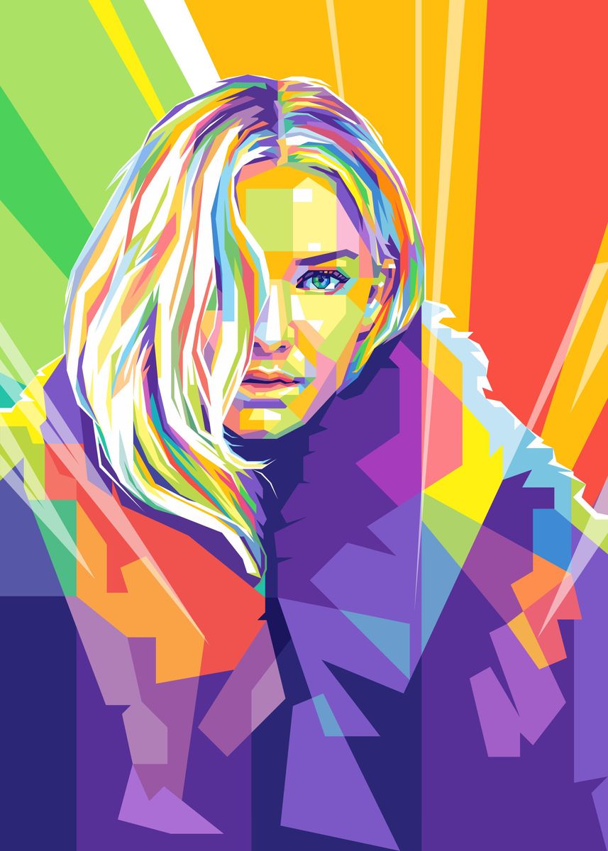 'Astrid Smeplass' Poster by Dayat Banggai | Displate