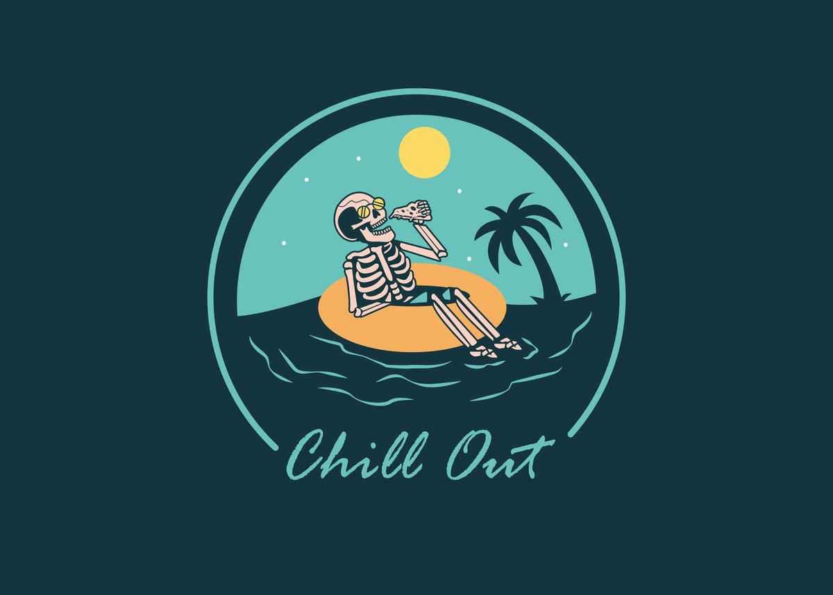 'Chill Out' Poster by milo kuma | Displate