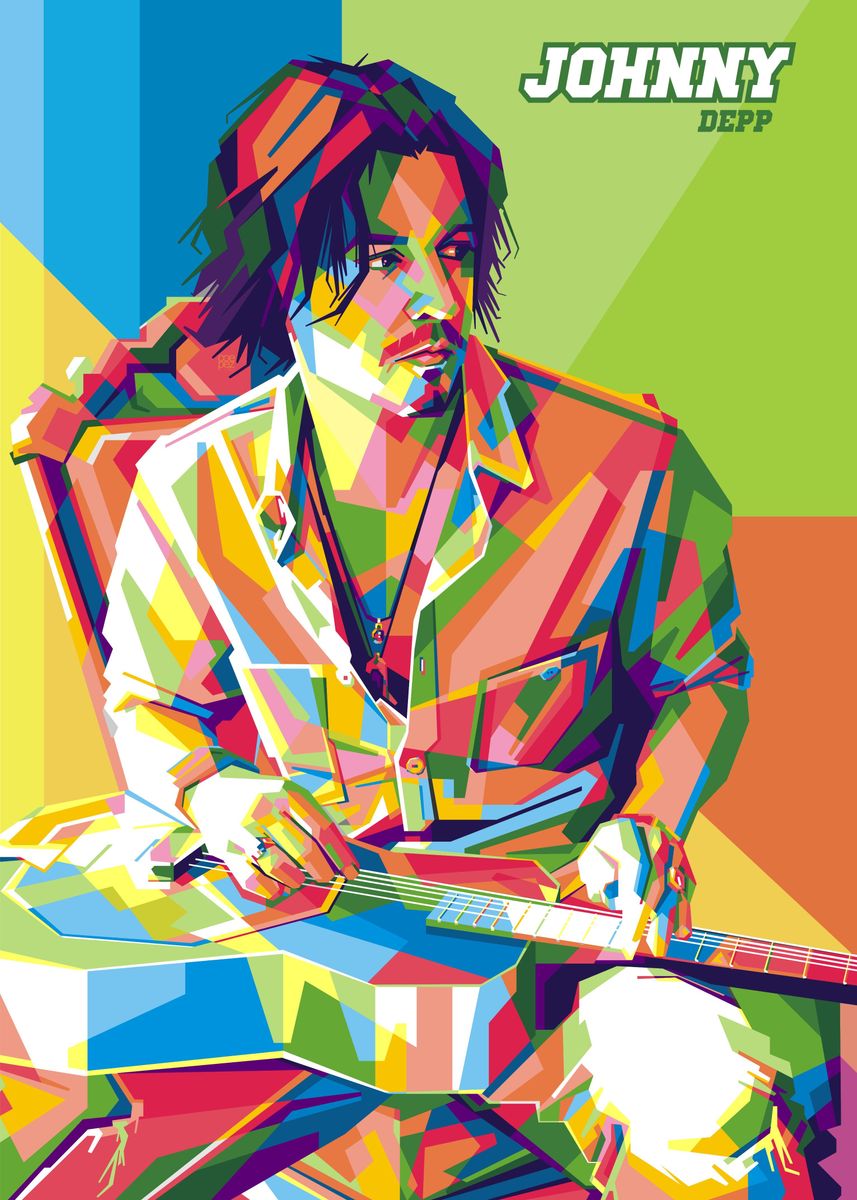 'Johnny Depp' Poster by Coepez coepez | Displate