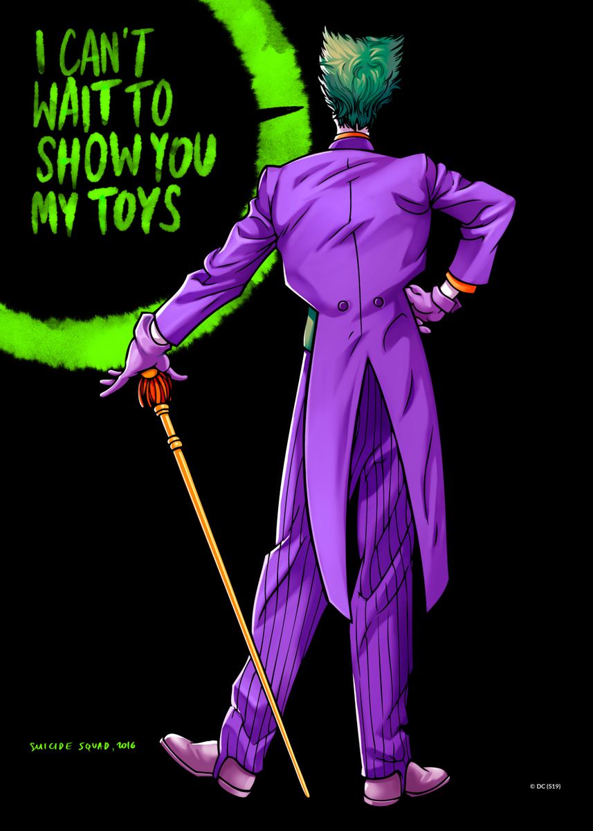 'My Toys' Poster, picture, metal print, paint by DC Comics | Displate