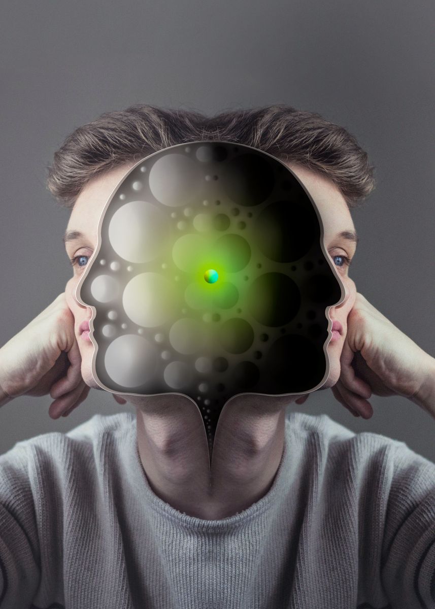 'Duality' Poster, picture, metal print, paint by Daniel Arcila | Displate