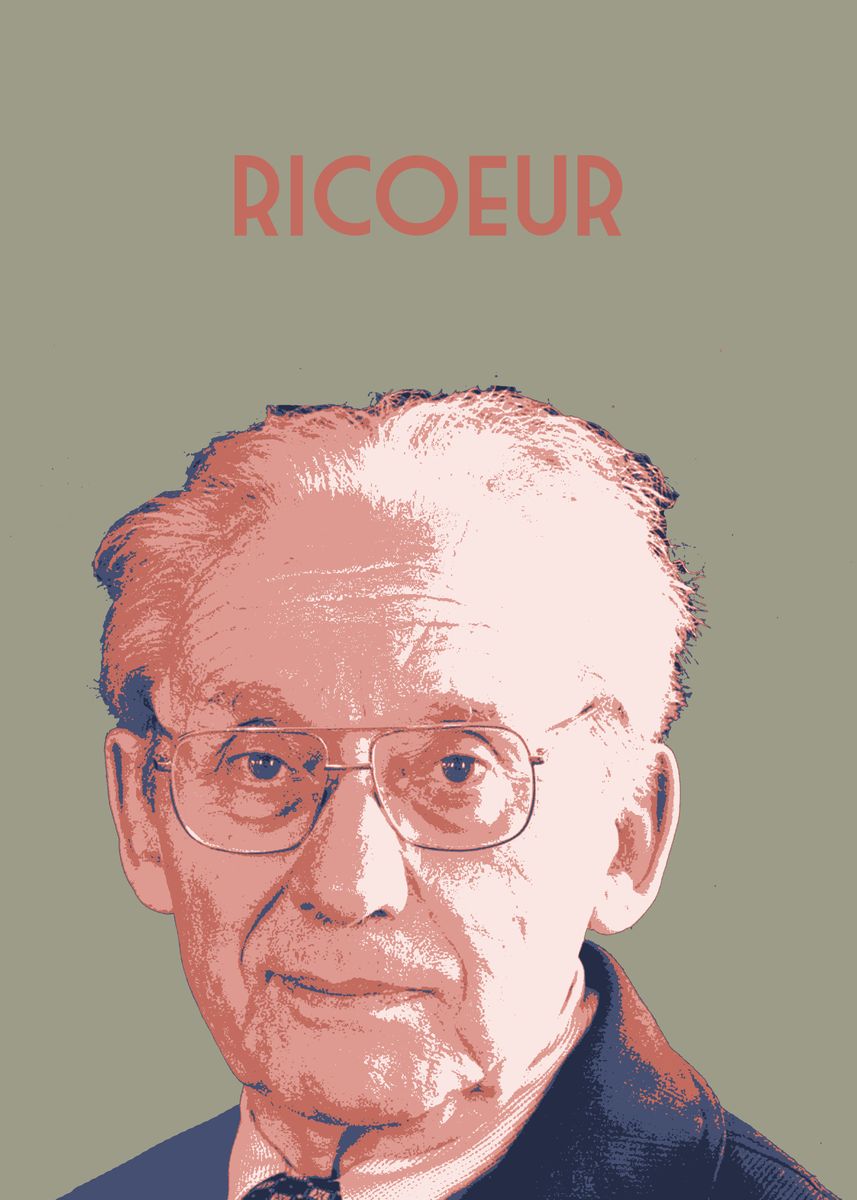 'Paul Ricoeur' Poster, picture, metal print, paint by Savant Designs ...