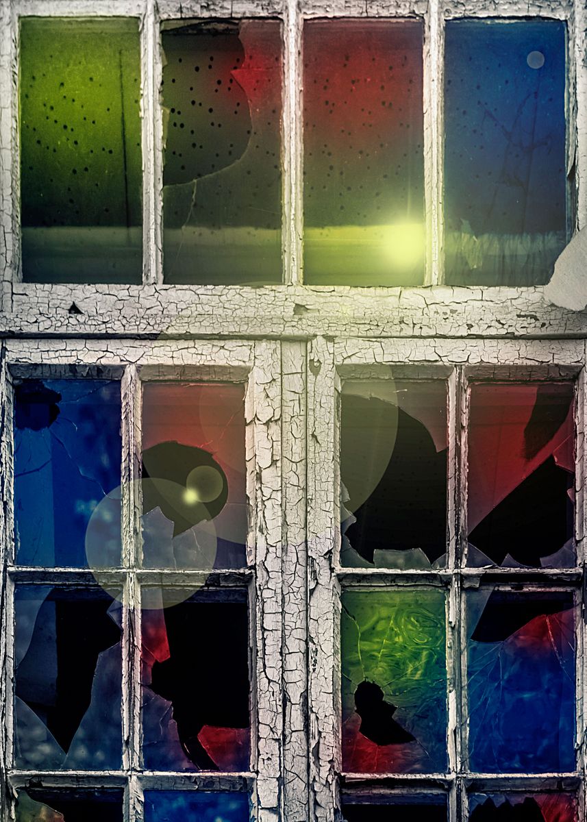 'Colorful window' Poster, picture, metal print, paint by Svetlana ...