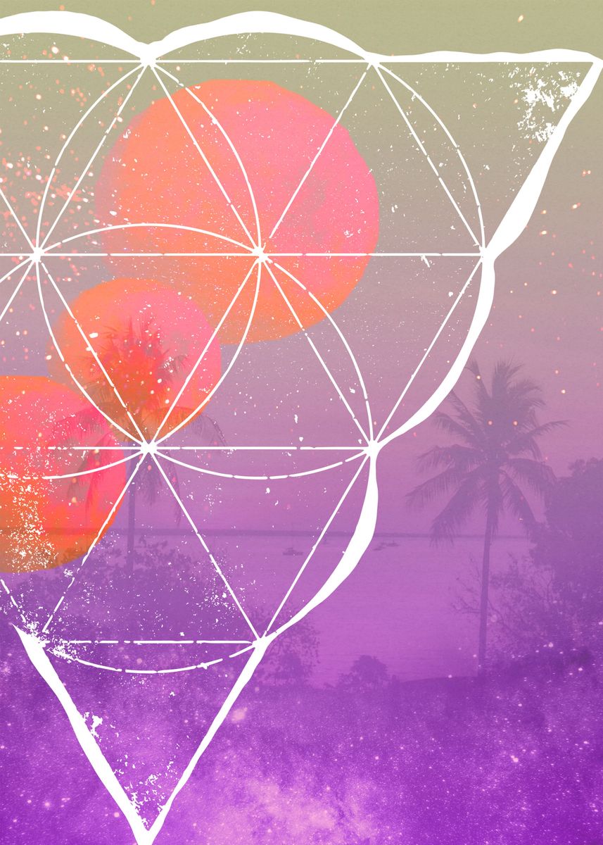 'moon rise sunset' Poster by | Displate