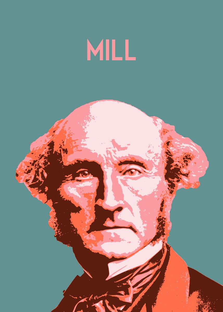'John Stuart Mill' Poster, picture, metal print, paint by Savant ...